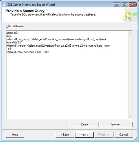 Import Xml Data From Postgresql 91 To Sql Server 2012 Tmilinovics Blog