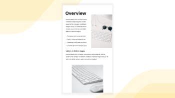 Free Portrait Mode Google Slides Template SlideKit