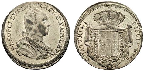 FIRENZE Pietro Leopoldo I DAsburgo Lorena 1765 1790 10 Quattrini