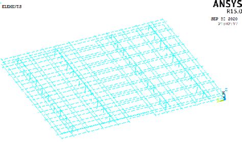 The Steel Grid Model Of A Composite Slab Download Scientific Diagram
