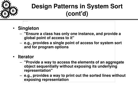 Ppt Efficient System Sort Design Patterns In C Powerpoint