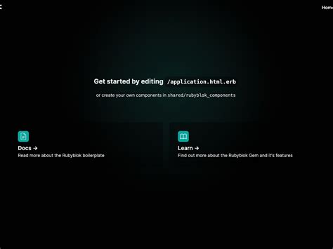 rubyblok boilerplate landing page ui design by máté morvai on dribbble