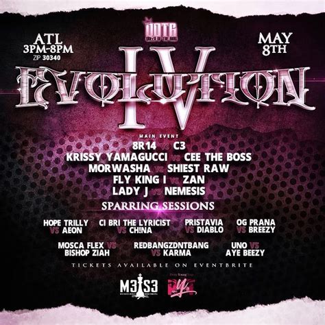 Evolution Iv Qotr Queen Of The Ring Battle Rap Event Versetracker