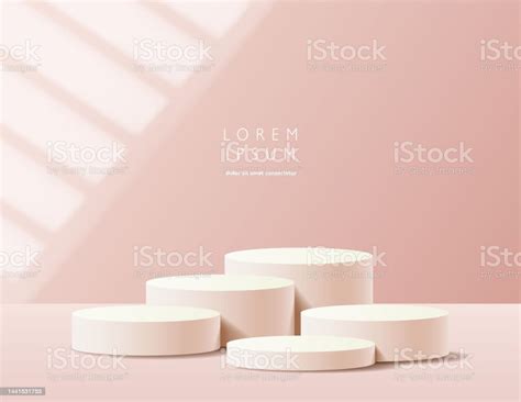3d 배경 제품은 기하학적 플랫폼으로 연단 장면을 표시합니다 모형 제품 단계 진열장 승진 전시를 위한 연단 벡터 그림 0명에