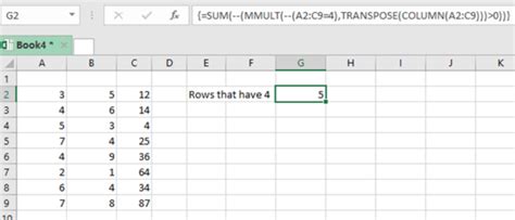 Excel Formula Count Rows That Contain Specific Values Excelchat