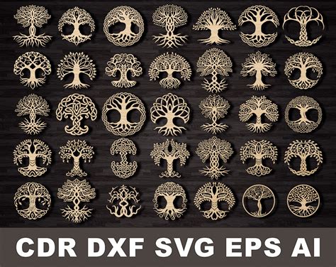 Celtic Tree Of Life Svg Symbol For Celtic Wedding Bundle Etsy