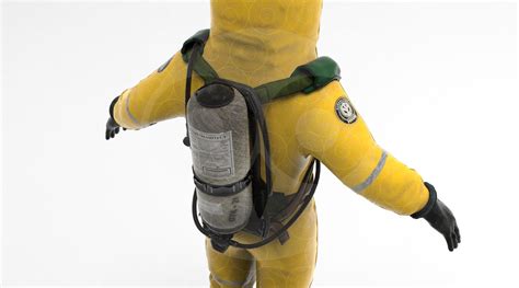 3d Model Hazmat Suit Turbosquid 2108563