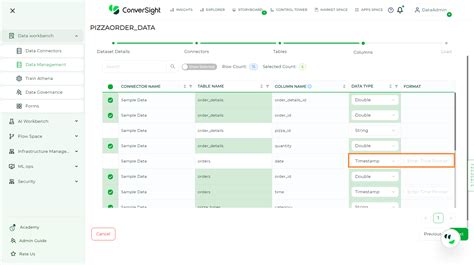 Creating Datasets — Conversight Documentation