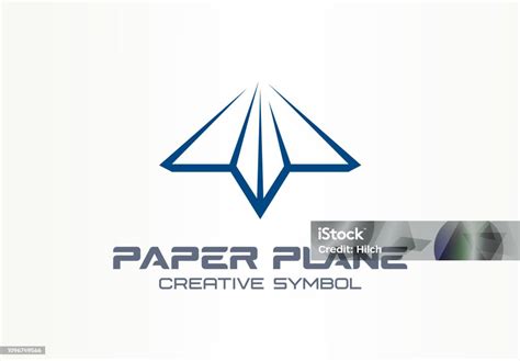 종이 비행기 크리에이 티브 메신저 기호 개념 편지 모양 화살표 추상 비즈니스 커뮤니케이션 그림 보낼 메일 메시지 아이콘 전보를 연락 하십시오 개념에 대한 스톡 벡터 아트 및