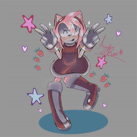 Amy Rose Fanart By Thecykox29 On Deviantart