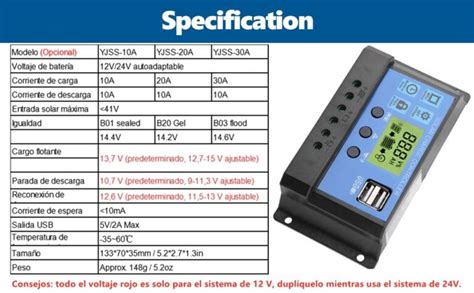Manual De Pwm Solar Charge Controller En Español Descarga Gratuita