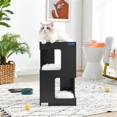 Escher Cat Tree 23 5 In Black Overstock