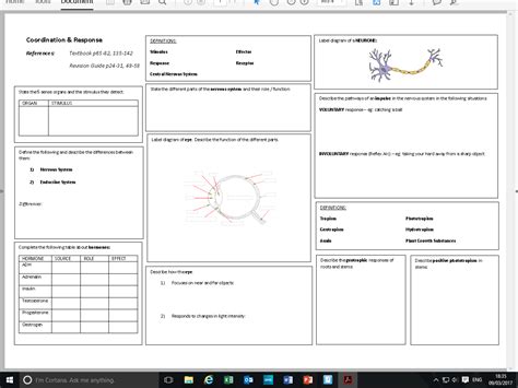 Igcse Biology 16 Separate Topic Specific Revision Posters Teaching