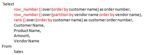 What Is Row Number Partition Rank And Dense Rank