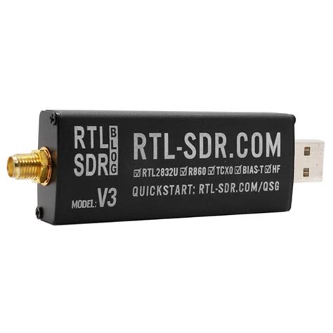 SDR приймач RTL-SDR V3, 500 кГц -1.76 ГГц, комплект (ID#1842927099 ...