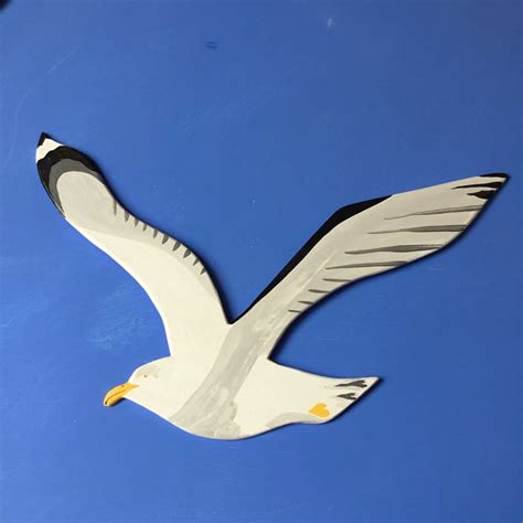 Set Of 3 Flying Seagulls Wall Decoration Etsy
