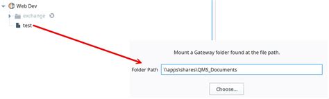 Webdev With A Mounted Directory Ignition Inductive Automation Forum