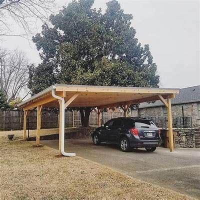 Free Carport Plans Build A DIY Carport On A Budget Home And Gardening Ideas Wooden Carports