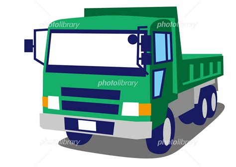 ダンプカー ブルー イラスト素材 1737372 フォトライブラリー photolibrary