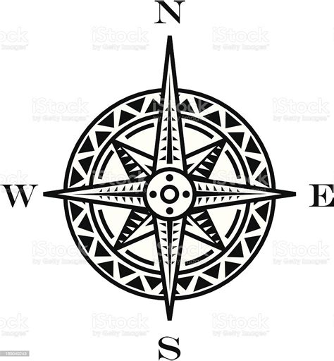 Compass Rose Stock Illustration Download Image Now Compass Rose