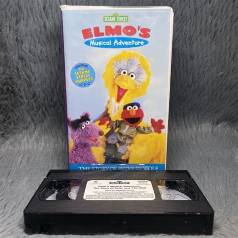 Elmos World Wild Wild West Vhs 2001 Rare Clamshell Sesame Street