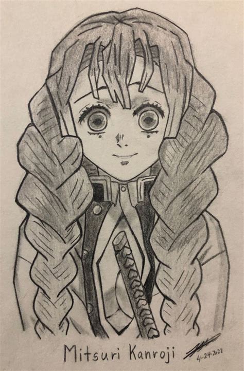 Mitsuri Kanroji Best Anime Drawings Anime Sketch Anime Drawings
