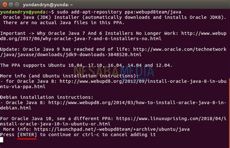 2 Cara Install Java Di Linux Ubuntu Untuk Pemula Lengkapgambar
