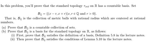 Solved In This Problem You Ll Prove That The Standard Chegg