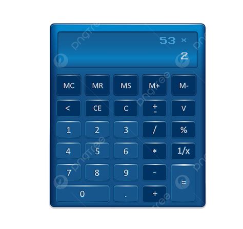 A Generic Electronic Calculator Vector Illustration Vector Calculate