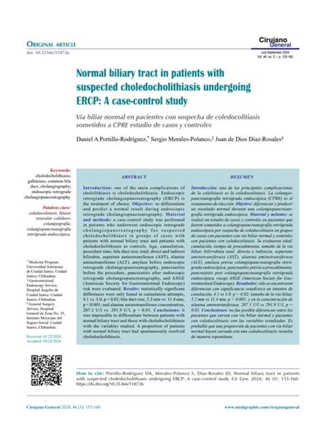 Normal Biliary Tract In Patients With Suspected Choledocholithiasis Undergoing Ercp A Case