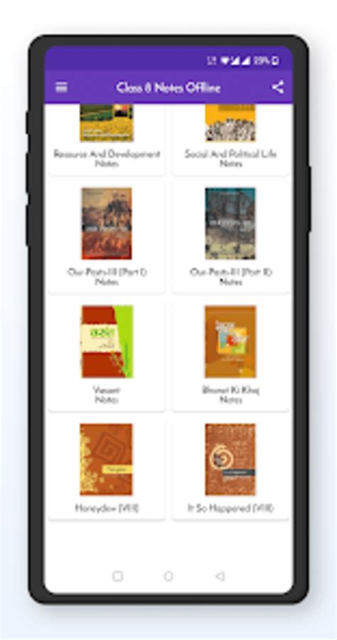 Class 8 Notes Offline For Android Download
