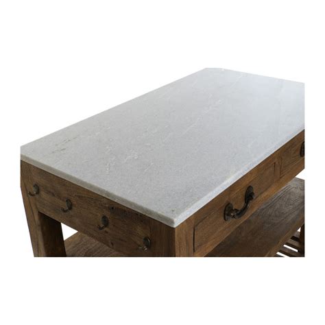 Mesa Cassandra Madera Y Mármol