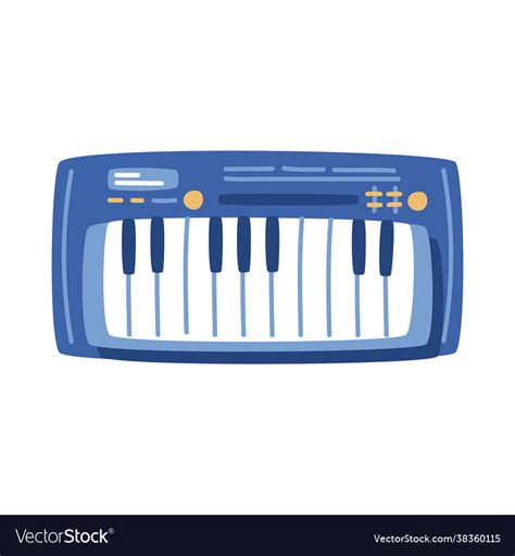 Piano Music Instrument Royalty Free Vector Image