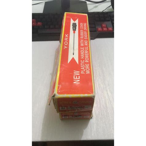 Jual Obeng Minus Dan Plus York Obeng Panjang 4mm Obeng 602 York Obeng