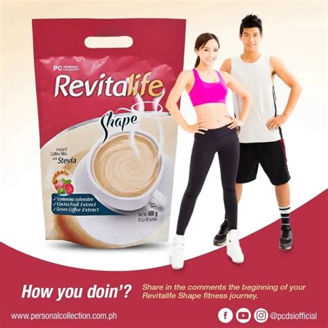 Revitalife Shape Instant Coffee Drinks Mix Green Coffee Beans 1 Sachet
