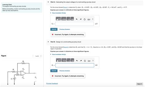 Solved Learning Goal To Analyze Noninverting Op Chegg
