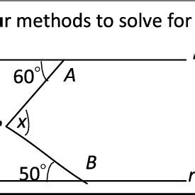 Problem Involving Angles Associated With Parallel Lines Download Scientific Diagram