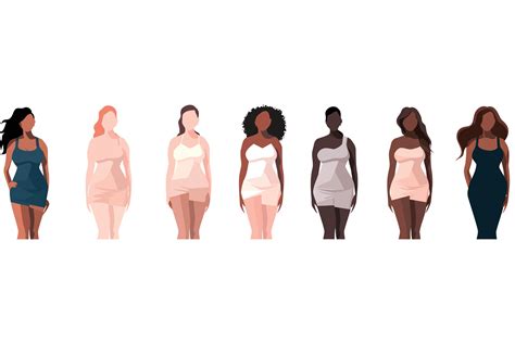 Body Positivity Vector Flat Minimalistic Isolated Illustration 27959047