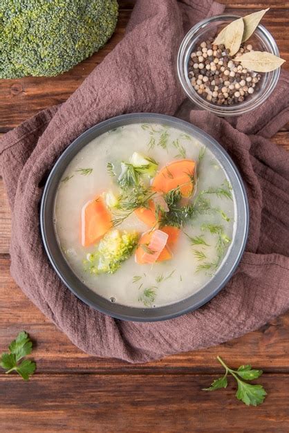 Free Photo Fresh Homemade Broccoli Soup