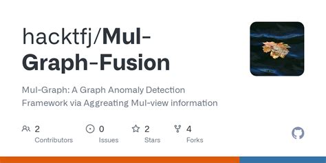 Github Hacktfj Mul Graph Fusion Mul Graph A Graph Anomaly Detection