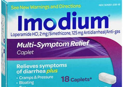 Imodium Multi Symptom Relief Caplets 18 Caplets