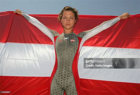 A Model Wears The Worlds Fastest Swimsuit The Speedo Fastskin Fsii