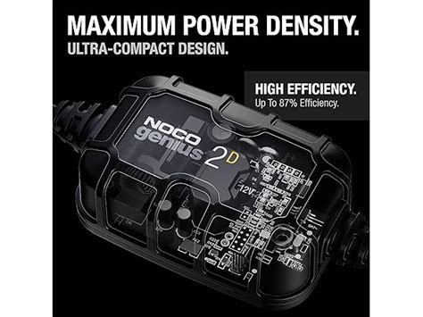 NOCO GENIUS2D 2A Direct Mount Onboard Car Battery Charger