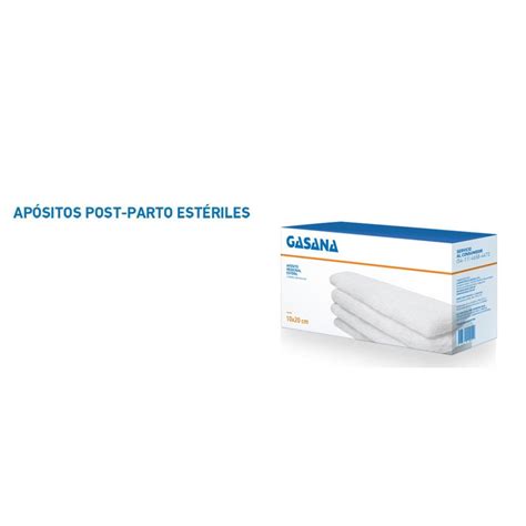 Aposito Post Parto 10x20cm Gasana Pm Distribuidora Integral Srl