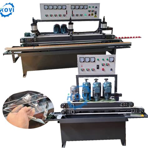 8 Motors Craft Glass Edging Polishing Machine Straight Line Mirror