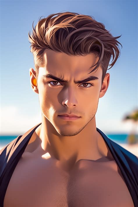 Download Ai Generated Man Shirtless Royalty Free Stock Illustration