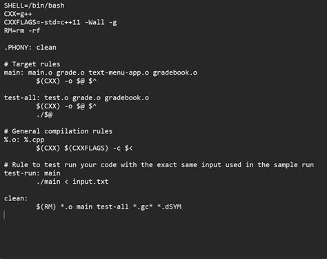 Solved Shellbinbash Cxxg Cxxflags Stdc11 Wall G