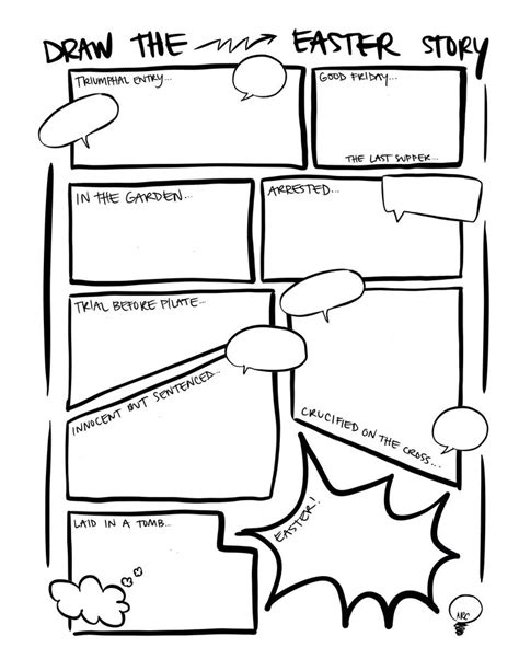 arc draw the easter story