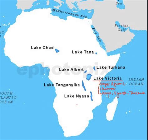 Lake Tanganyika Africa Map