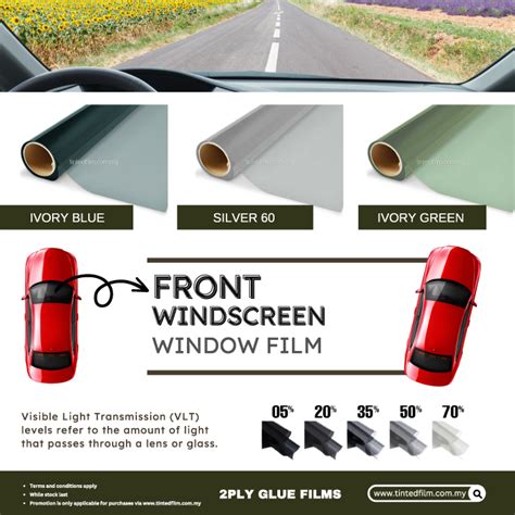 Front Windscreen Tinted Jpj Approved Window Film